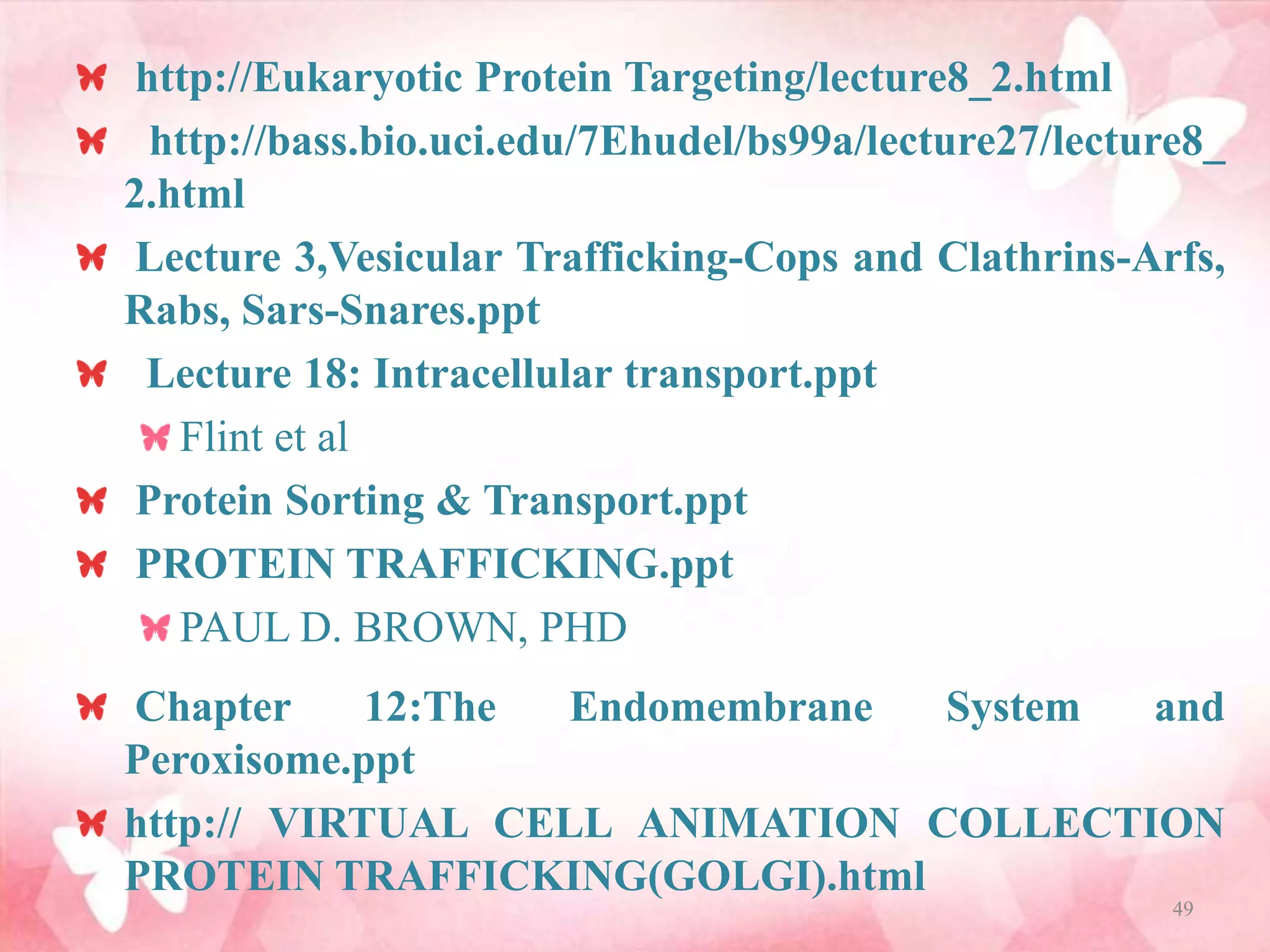 Protein Trafficking.pptx