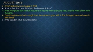 The Diary of a Young Girl / The Diary of Anne Frank | PPT