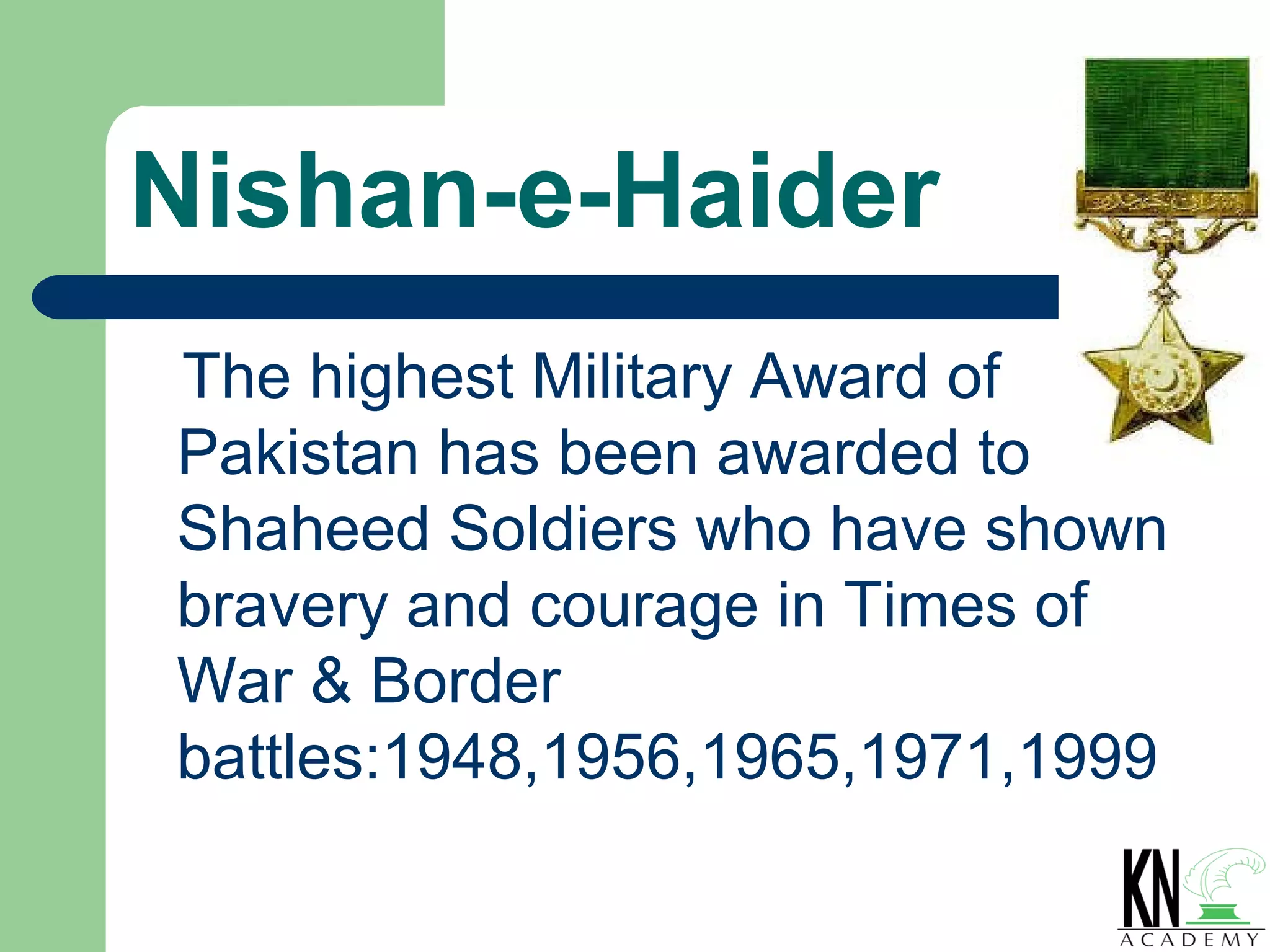 Nishan e-haider | PPT