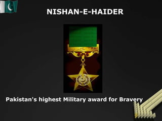 Nishan e haider | PPTX