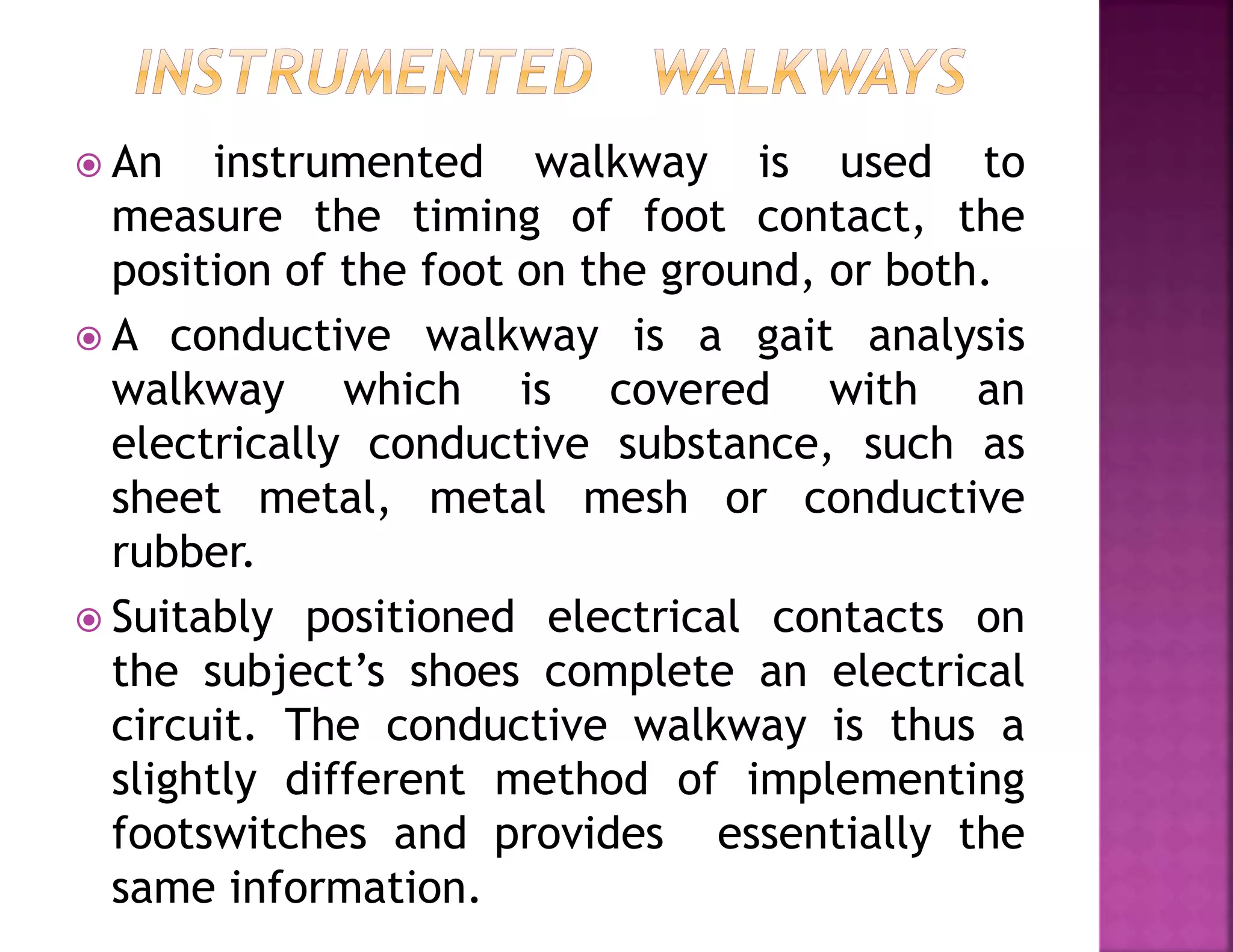 Gait Analysis in Biomechanics | PPTX