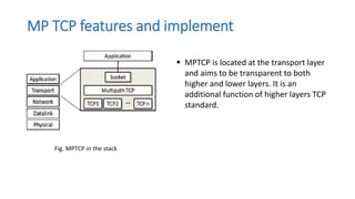 Multipath TCP as Security Solution | PPTX