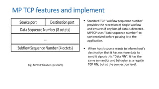 Multipath TCP as Security Solution | PPTX