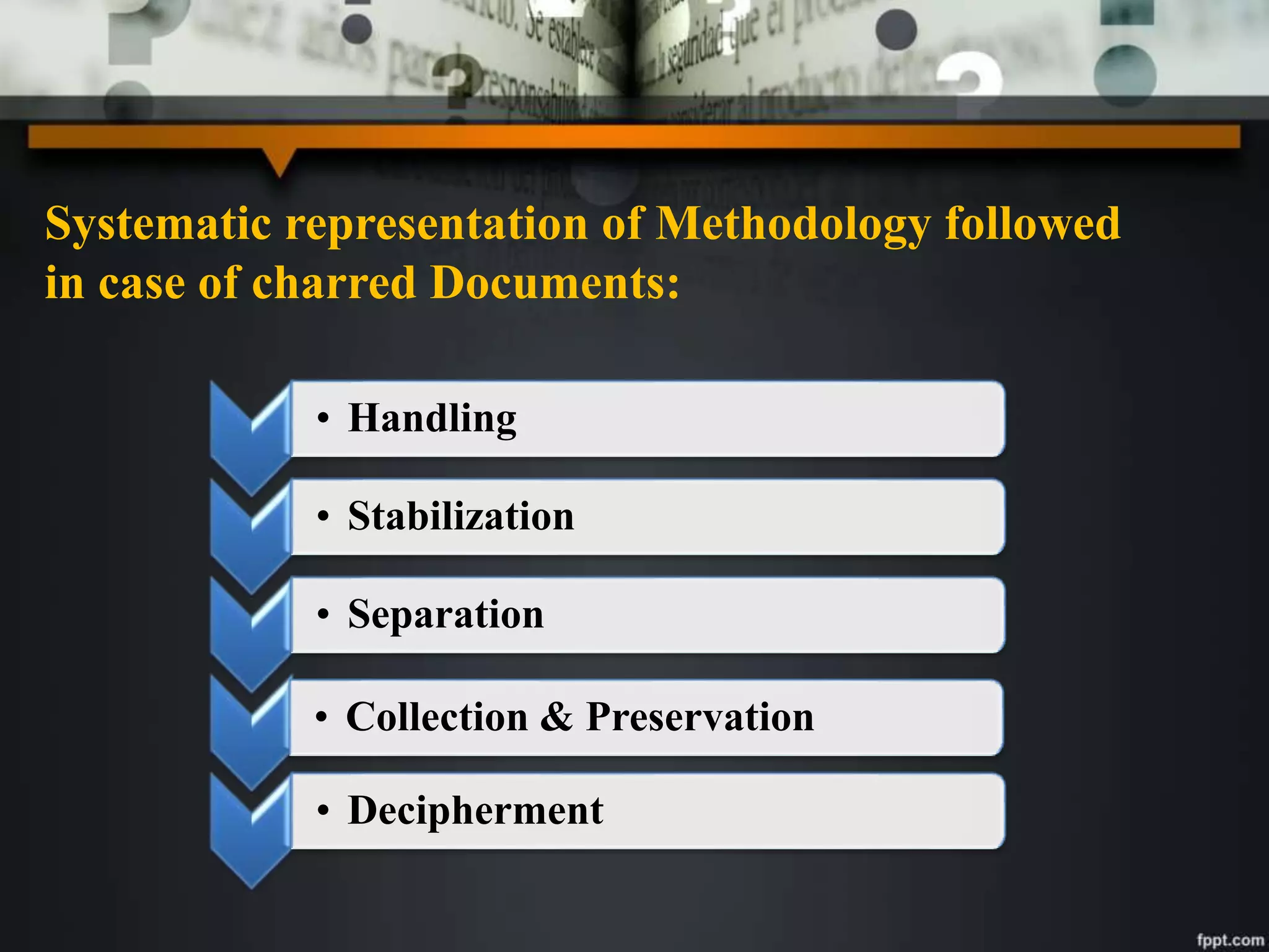 Charred documents | PPTX