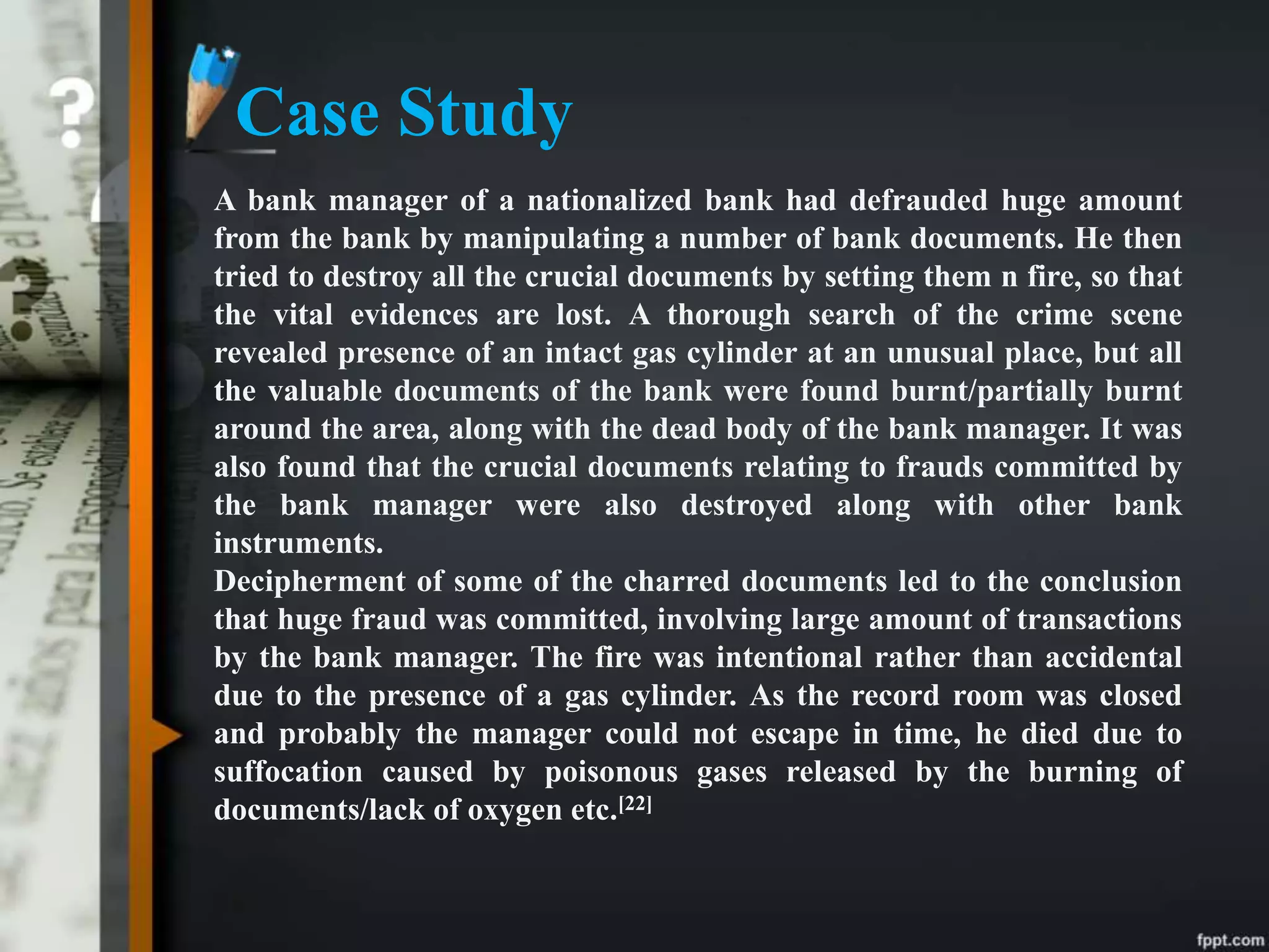 Charred documents | PPTX