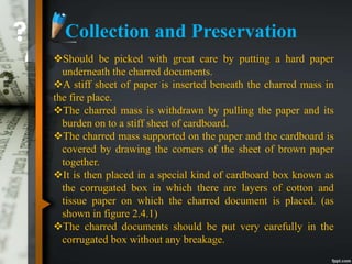 Charred documents | PPTX