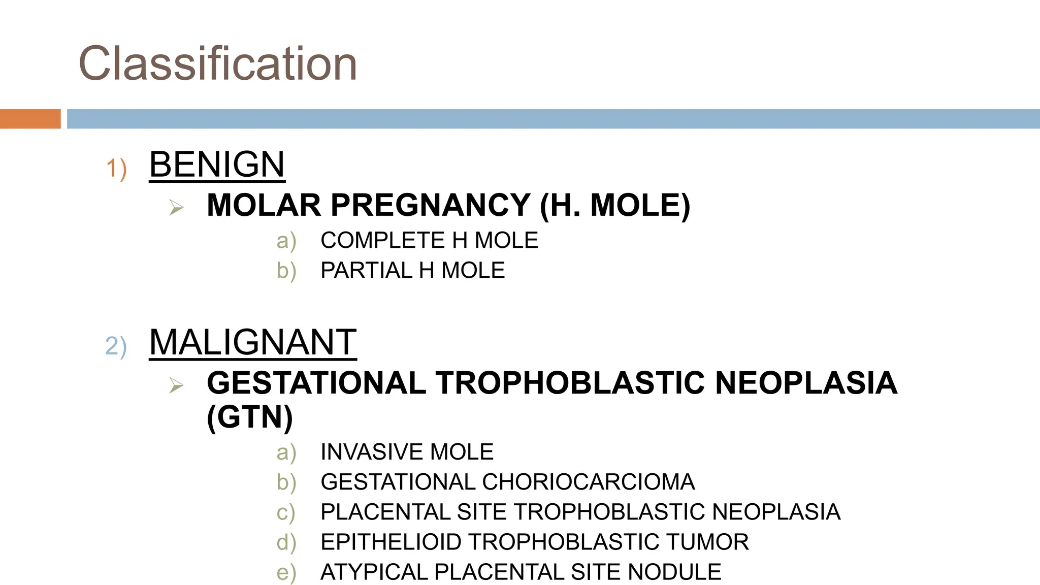 Gestational Trophoblastic Disease( GTD)- Molar pregnancy, Gestational ...