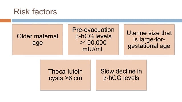 Gestational Trophoblastic Disease( GTD)- Molar pregnancy, Gestational ...