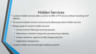 TOR NETWORK | PPTX