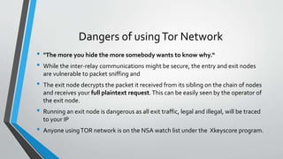 TOR NETWORK | PPTX