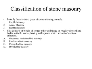 Nishant Parekh MRS repair of stone masonry PPT | PPTX