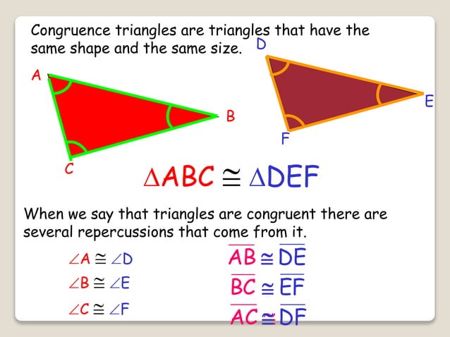 Triangles and Types of triangles&Congruent Triangles (Congruency Rule ...