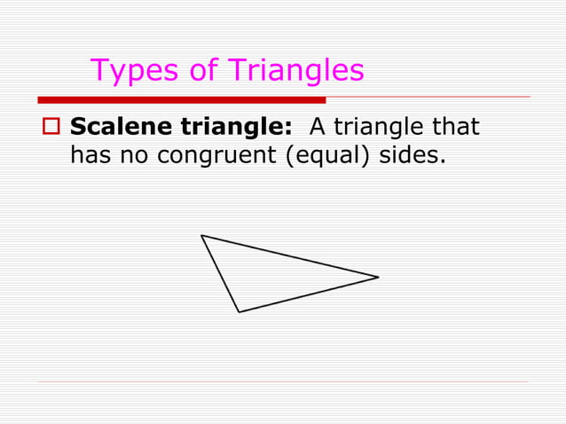 Triangles and Types of triangles&Congruent Triangles (Congruency Rule ...