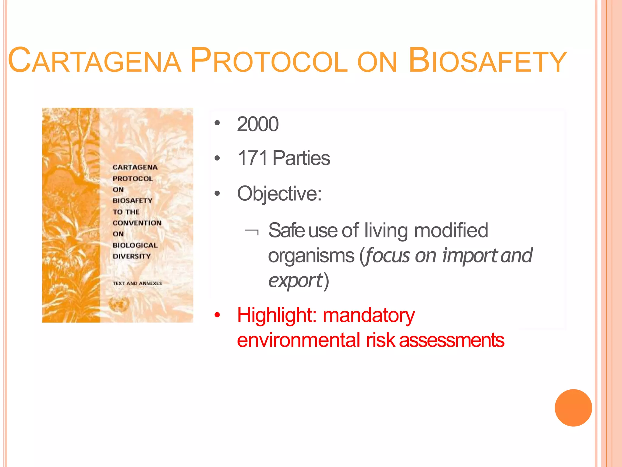 cartagena protocol | PPTX