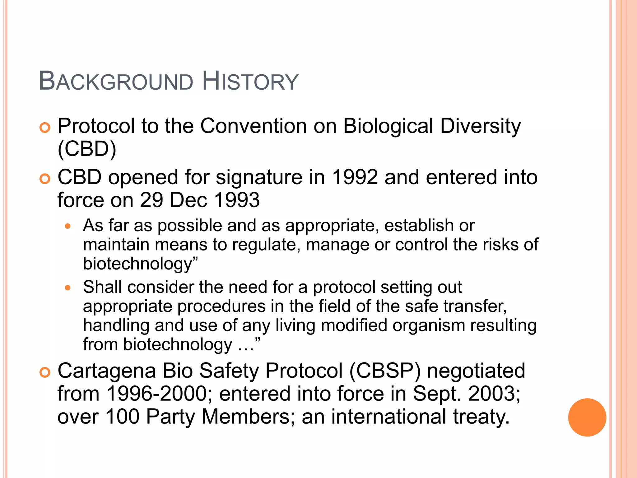 cartagena protocol | PPTX