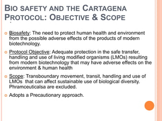 cartagena protocol | PPTX