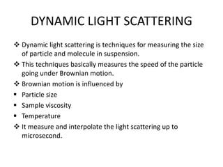 NISHANT PPT TWCHNIQUES nanoparticles techniques | PPT