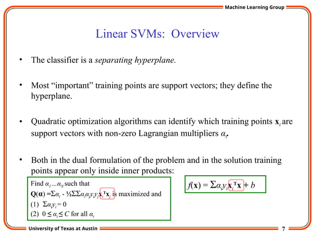 Support Vector Machine using machin learning | PPT