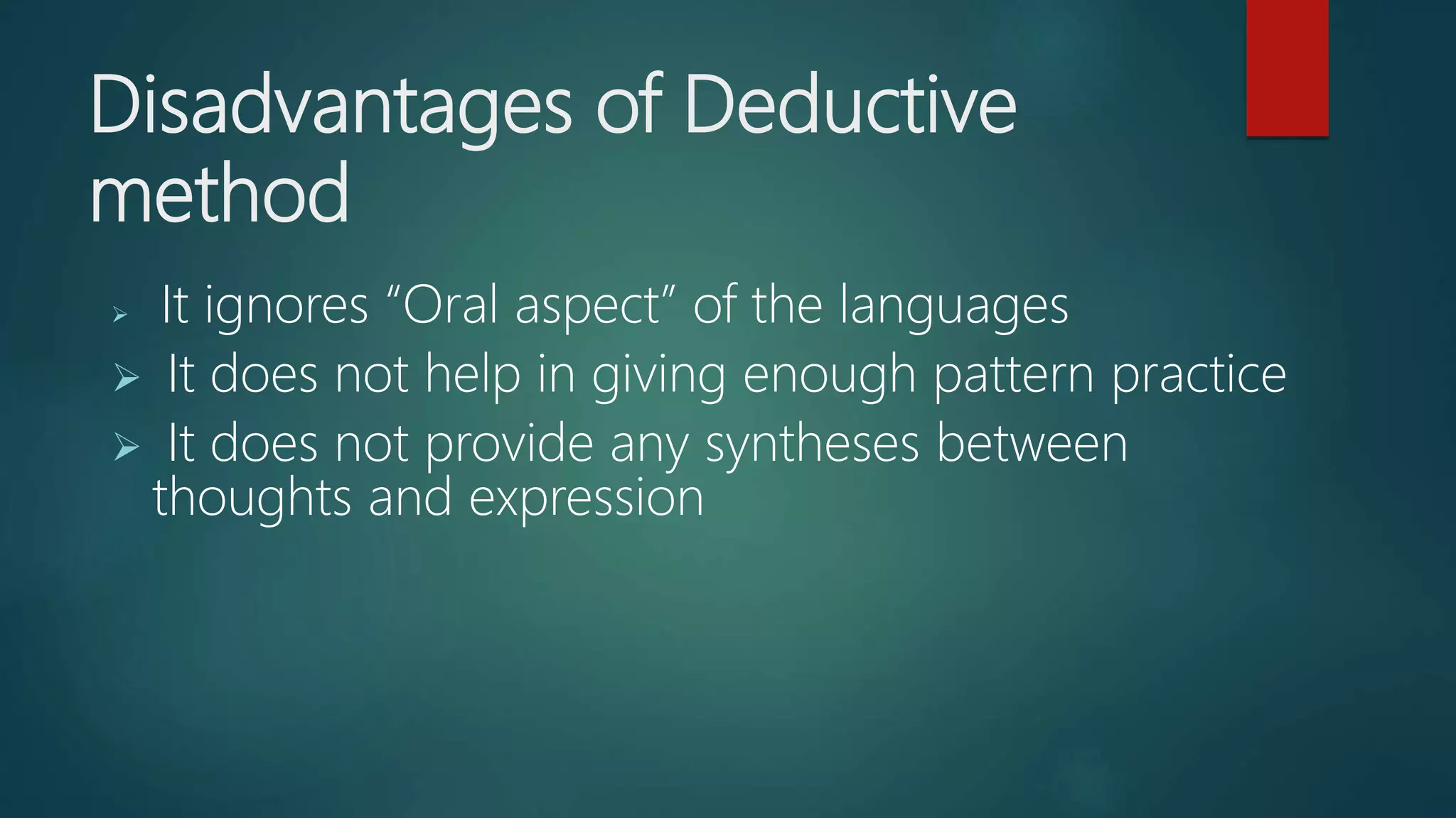 Inductive & deductive method ppt | PPTX