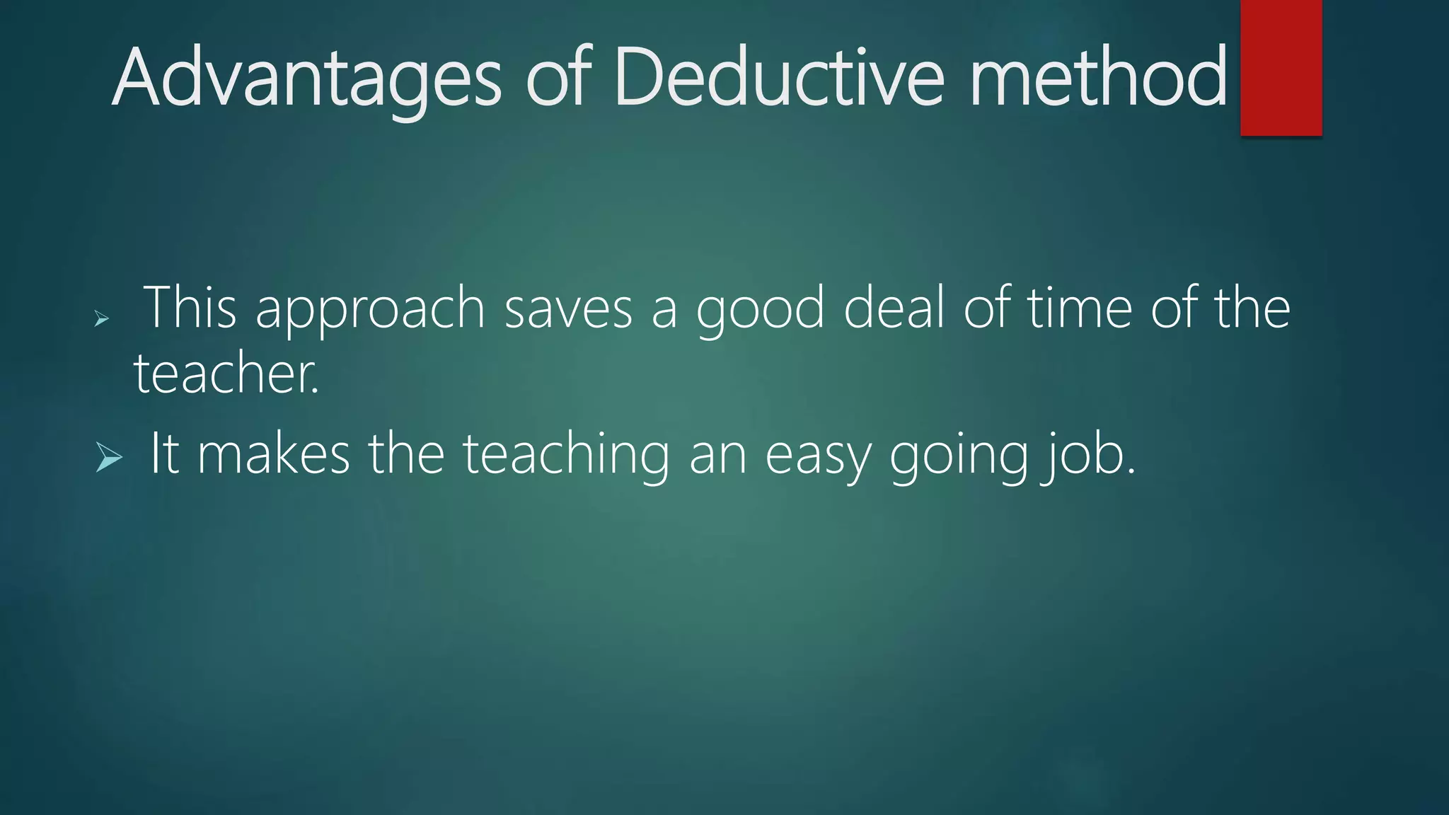 Inductive & deductive method ppt | PPTX