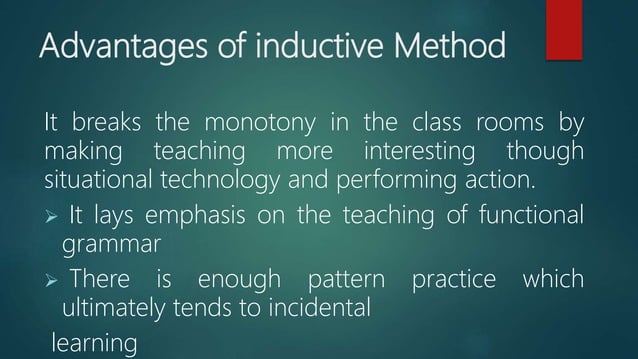 Inductive & deductive method ppt | PPTX