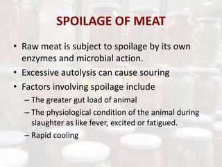Microbial food spoilage-challenges and impacts | PPTX