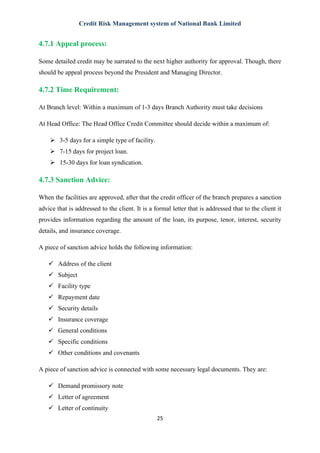 Report on Credit risk management | PDF