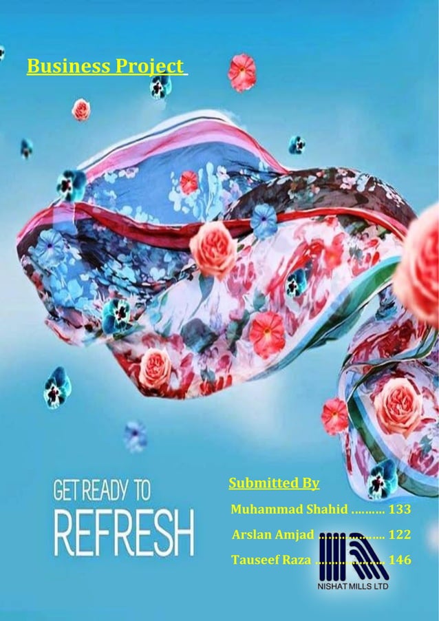 Business Project Report on Nishat Textile Mills Pakistan | PDF