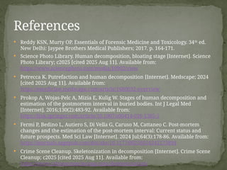 Putrefaction Forensic medicine and toxicology.pptx