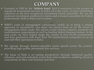 Nish Profile | PPT
