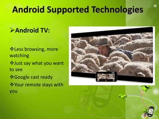 android technology presentation | PPTX