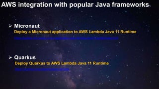 Developing Java Applications in AWS | PPTX