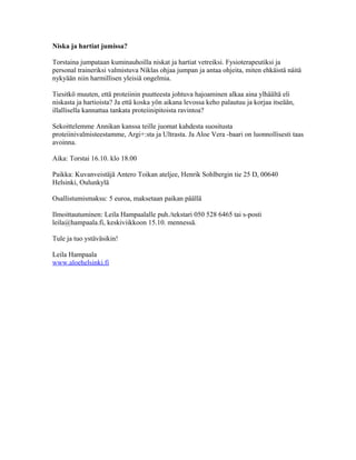 Niska ja hartiat jumissa? | DOC