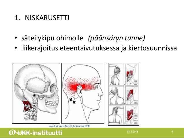 Niskakivut ja päänsärky, Marjo Rinne