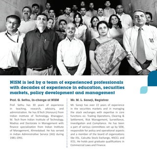NISM Brochure | PDF