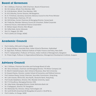 NISM Brochure | PDF