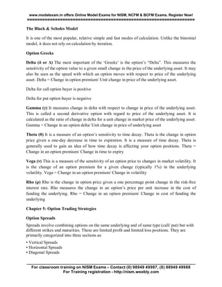 NISM Equity Derivatives Study Material | PDF