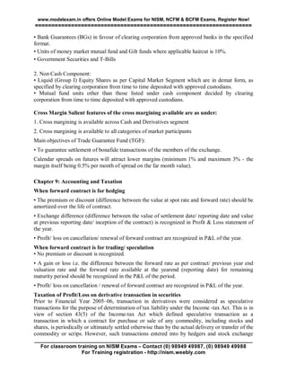 NISM Equity Derivatives Study Material | PDF