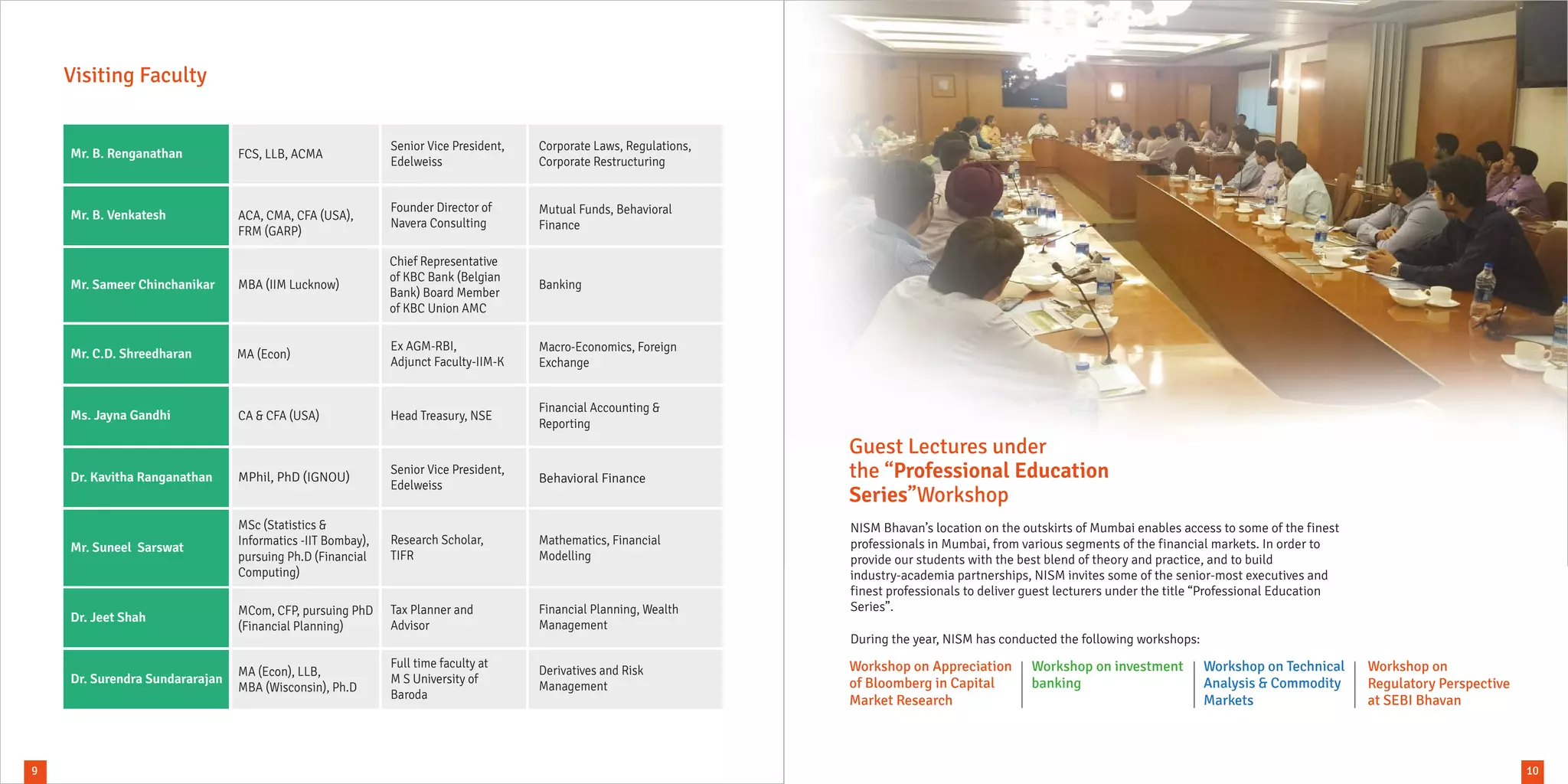 PGPSM Placement Brochure 2015-16, NISM | PDF