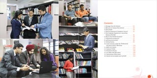 PGPSM Placement Brochure 2015-16, NISM | PDF