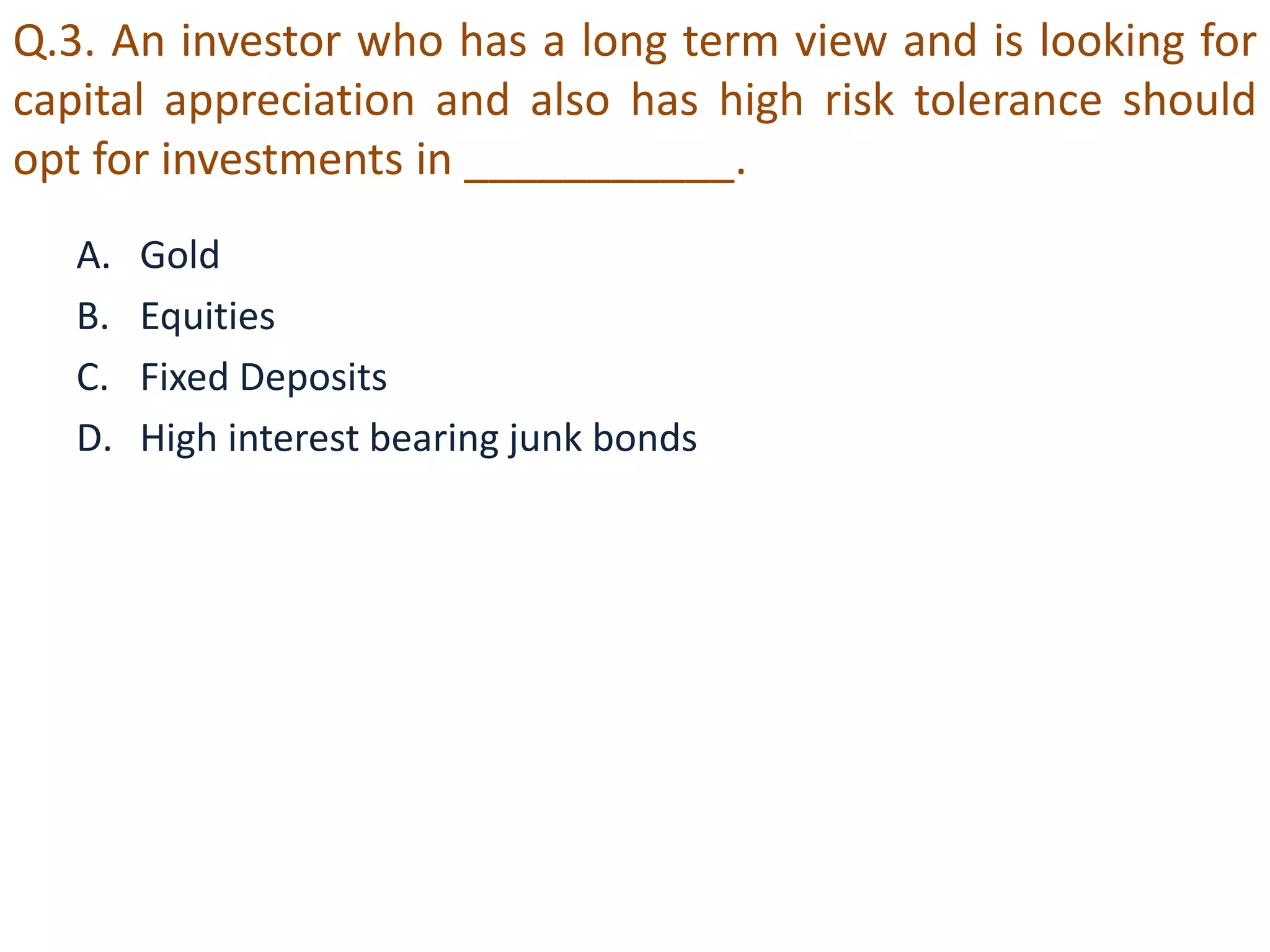 NISM Series V A - Mutual Fund Model Question Paper | PPTX
