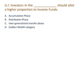 NISM Series V A - Mutual Fund Model Question Paper | PPTX