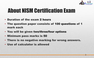 Nism series v a mutual fund distributor certification examination class ...