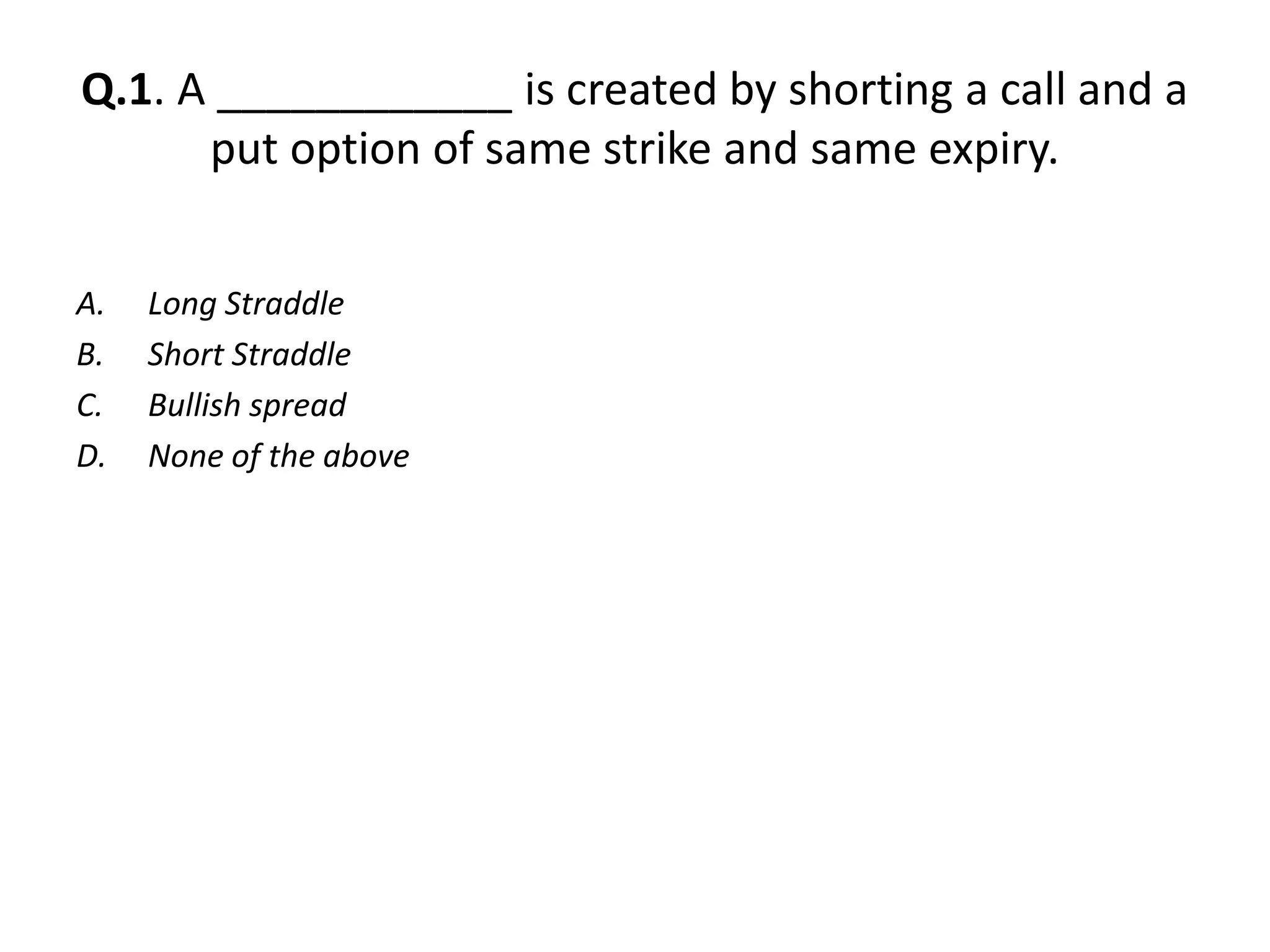 NISM Series VIII - Equity Derivatives Model Paper | PPTX