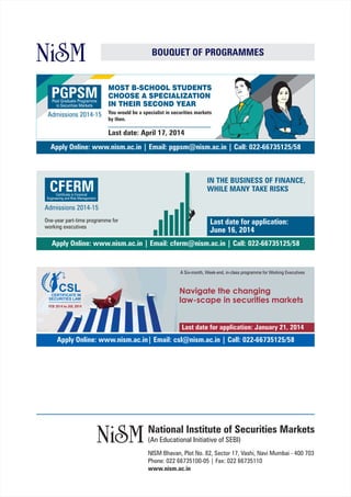 NISM update aug oct 2013 | PDF