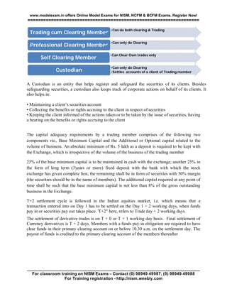 Nism viii notes | PDF