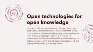 Practical Considerations for Open Infrastructure | PPT