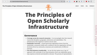 Practical Considerations for Open Infrastructure | PPT