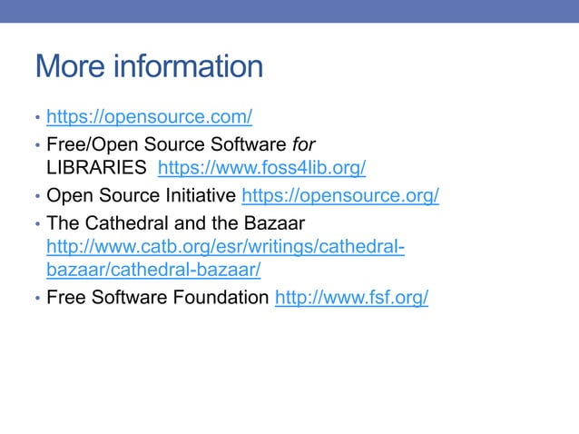 The Open Source Landscape | PPTX