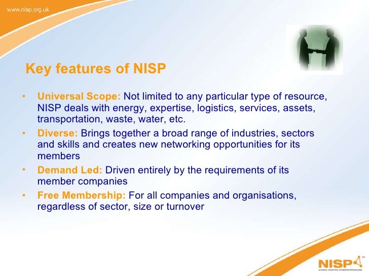 "NISP Waste Exchange Approach" - Robert Spencer, NISP